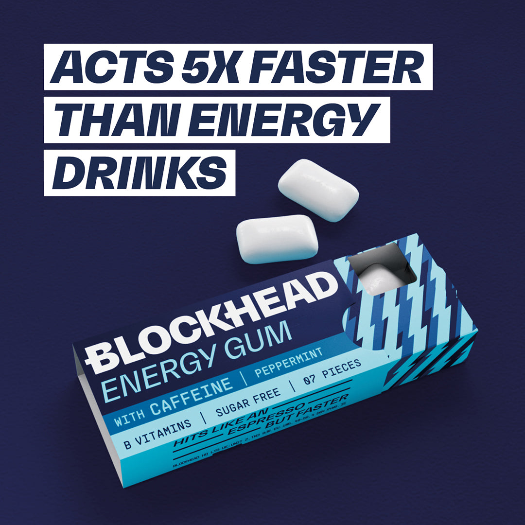 Energy Gum | Caffeine Chewing Gum | Energy Chewing Gum – blockheadstore