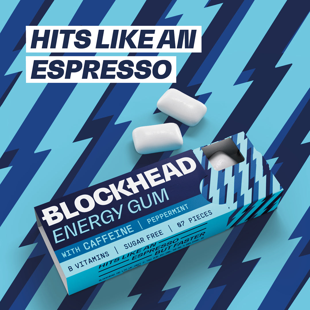Energy Gum | Caffeine Chewing Gum | Energy Chewing Gum – blockheadstore